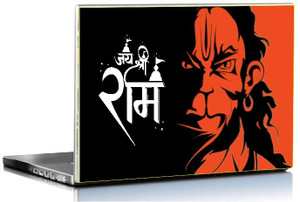 SATNAM Arts Lord Hanuman Laptop Skins Sticker Bubble Free Vinyl Laptop ...