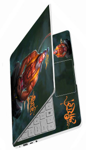 Namo Arts Lord Hanuman Full Body Panel Laptop Skins Sticker - Bubble ...