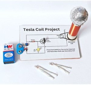 Esptronics Tesla Coil Project Working Model Circuit Diagram Experiment ...