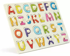 MANTICORE Wooden Capital Alphabets Letters Learning Educational Puzzle ...