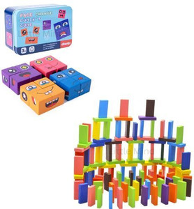 KNK Infotain Emoji Expressions Matching Game with Wooden 100 Pieces 12 ...