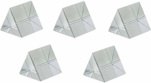 DIYtronics 5 Pcs 50 mm Glass Prism Optical Equilateral 50 mm Prism ...