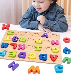 PopPlop English Capital Alphabets Wooden Board kids learning ...