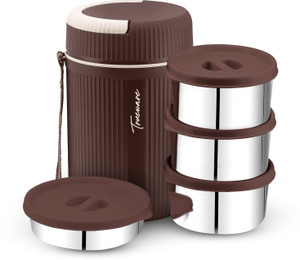 Flipkart.com | Trueware GRUB 4 Insulated Hot Lunch Box With 3 SS ...