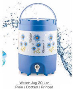 BLVD 20 Liter Plastic Insulated Jug , Water Jar Tharmos Pack -1 ,Blue ...