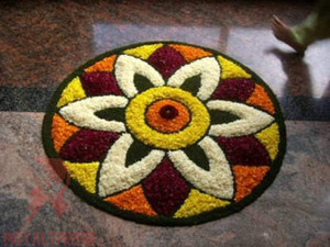 ROYAL TREND Rangoli mat Rug Indoor and Outdoor Rug Pad Price in India ...