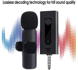 GUGGU ATR_585A_MINI WIRELESS MIC RECEIVER PORTABLE RECODING MIC FOR ...