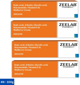 zeelab Skin Brightening & Hydrating Cream with Kojic Acid & Vitamin E ...