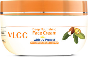 VLCC UV Protect Face Cream | Hyaluronic Acid & Shea Butter - Price in ...
