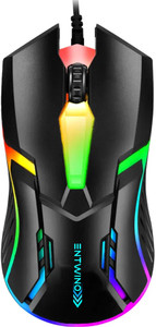 ENTWINO Wired Gaming Mouse, RGB Lights, Braided Wire, Laptop, Computer ...