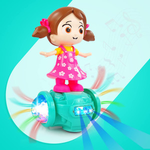 Hemito Musical Dancing Girl Doll with Flashing Lights for Kids (Pack of ...