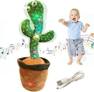 Kid Kraze Cactus Toy Talking Cactus Plant Plush Toy Dancing Cactus 386 ...