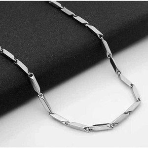 EIT Collection Silver Rice Design Neck Chain For Men & Boys Titanium ...