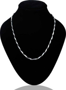 ARDS FASHION Silver Plated Stainless Steel Chain Price in India - Buy ...