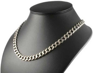 Dwarka Designs Silver Chain for Men and Women Platinum Plated Silver ...