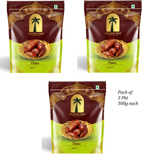 Golden Tree Rich in Calcium Iron & Potassium Khajur| Vegan| 100% ...