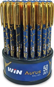 Win Aurus Tumbler 50 Pens (40 Blue & 10 Black) | Pens for Writing ...
