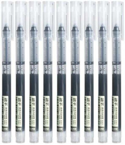 triple paper Office Stationary Black Water Based Pen Solid Color Pens ...