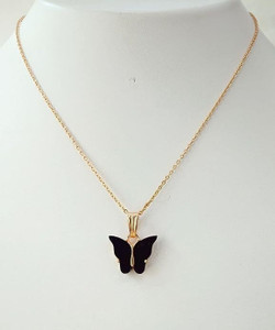 Stylish Butterfly Chain pendent Locate Copper Brass Price in India ...