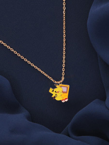 AllThatGlitterr Famous Pokemon Character Pikachu Pendant Necklace For ...