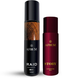 Buy Afeem Raid 120ml With Story 40ml F Eau de Parfum - 160 ml Online In ...