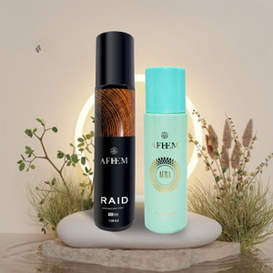 Buy Afeem Raid 120ml With Aura 40ml F Eau de Parfum - 160 ml Online In ...