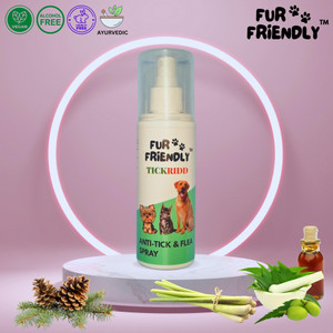 FUR FRIENDLY FUR FRIENDLY (TICK RIDD) Anti-Tick & Flea Spray | 200 ml ...