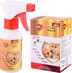 Parashield Plus Fleas & Ticks Remover Spray for Dogs and Cats | Flea ...