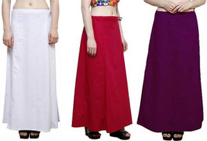 Gugaliya WHITE--RANI-JAMUNI Pure Cotton Petticoat Price in India - Buy ...