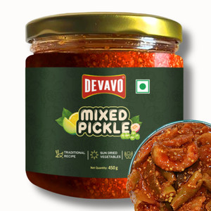 DEVAVO Sun Dried Mixed Vegetable Pickle Price in India - Buy DEVAVO Sun ...