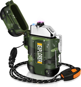 SACRO AS_686A_EXPLORER DUAL ARC RECHARGEABLE WINDPROOD ELECTRIC POCKET ...