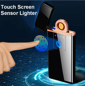 GUGGU ATY_497D_WATERPROOF RECHARGEABLE ELECTRIC LIGHTER TOUCH SCREEN ...