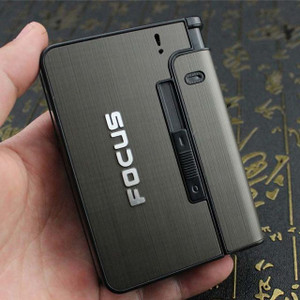 GENZ Focus Pioneer Multicolor Cigarette Case Lighter Maxi Decorated ...