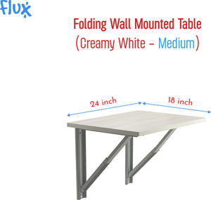 Flux Folding Wall Mounting Table With Heavy Duty Bracket (18 In x 24 In ...