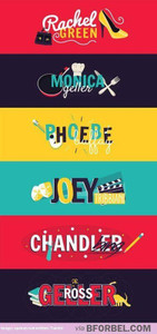 Poster Rachel Green Typography sla1117 (Large Poster, 36x24 Inches ...