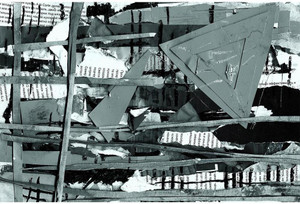 Collage With A Triangle Unframed Paper Poster 18 x 12 inch (46 x 30 cms ...