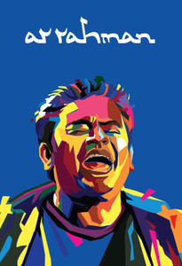 Poster A R Rahman Photo Art (Large Poster, 300GSM Matt, 36x24 Inches ...