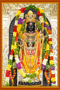 Ram Mandir Ayodhya Ram Lalla Poster Paper Print - Religious posters in ...