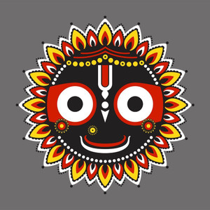 Supreme lord jagannatha Sticker Poster Fine Art Print - Religious ...