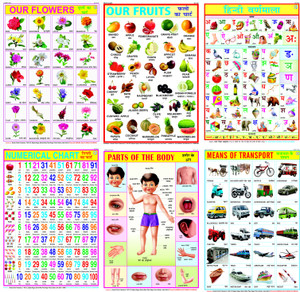 6 Educational Charts for Kids' Development, Essential Learning Charts ...