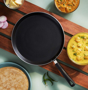 Masox Store Flat Base Non-Stick Aluminium Tawa/Dosa Tawa/Dosa Pan/Roti ...