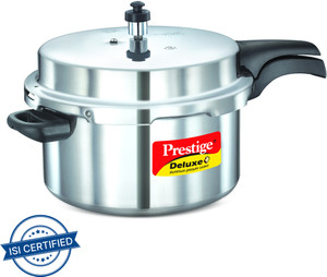 Prestige Deluxe Plus 7.5 L Outer Lid Induction Bottom Pressure Cooker ...