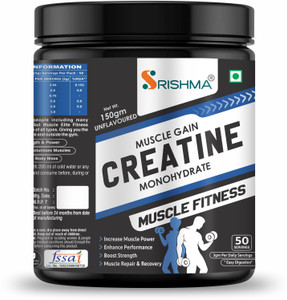 Srishma Creatine Powder for Increase Muscle Power, Boost Strength ...