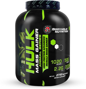 BODYHOLIC NUTRITION HULK MASS GAINER HIGH PROTEIN ADVANCE MUSCLE MASS ...