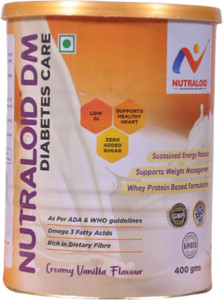 NUTRALOID DM Diabetes Protein Powder Creamy Vanilla Flavour (400 gm ...