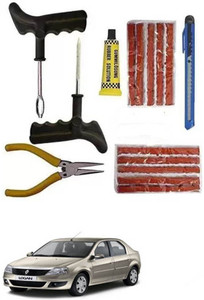 FKOK Car Puncher Repair Kit For Renault Logan Tubeless Tyre Puncture ...