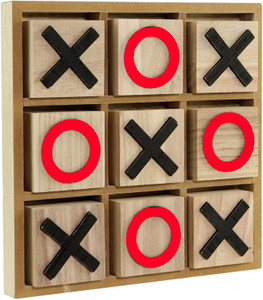 PopPlop Wooden Tic Tac Board Game Zero Kata Puzzle Game Noughts and ...