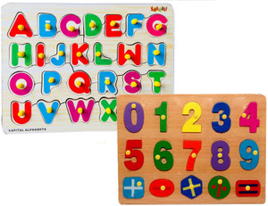 PopPlop A To Z English Alphabets Board Puzzle +Math Counting Board ...