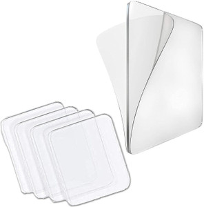 vitzie 6 cm Double sided heavy duty transparent self adhesive stickers ...
