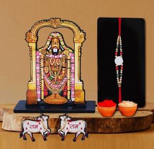 Home Delight Designer TS-God-Balaji Assorted Showpiece, Rakhi, Chawal ...